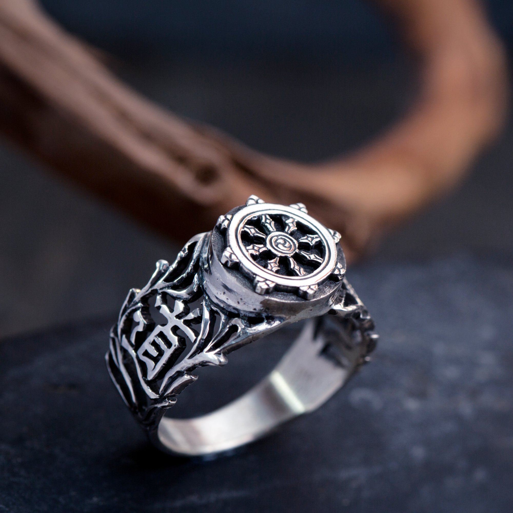 Musashi Samurai Void Ring Silver