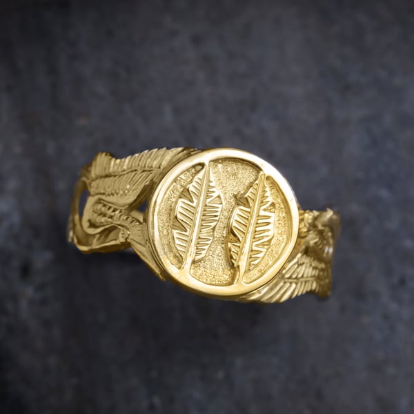 Musashi Samurai Wind Ring Gold
