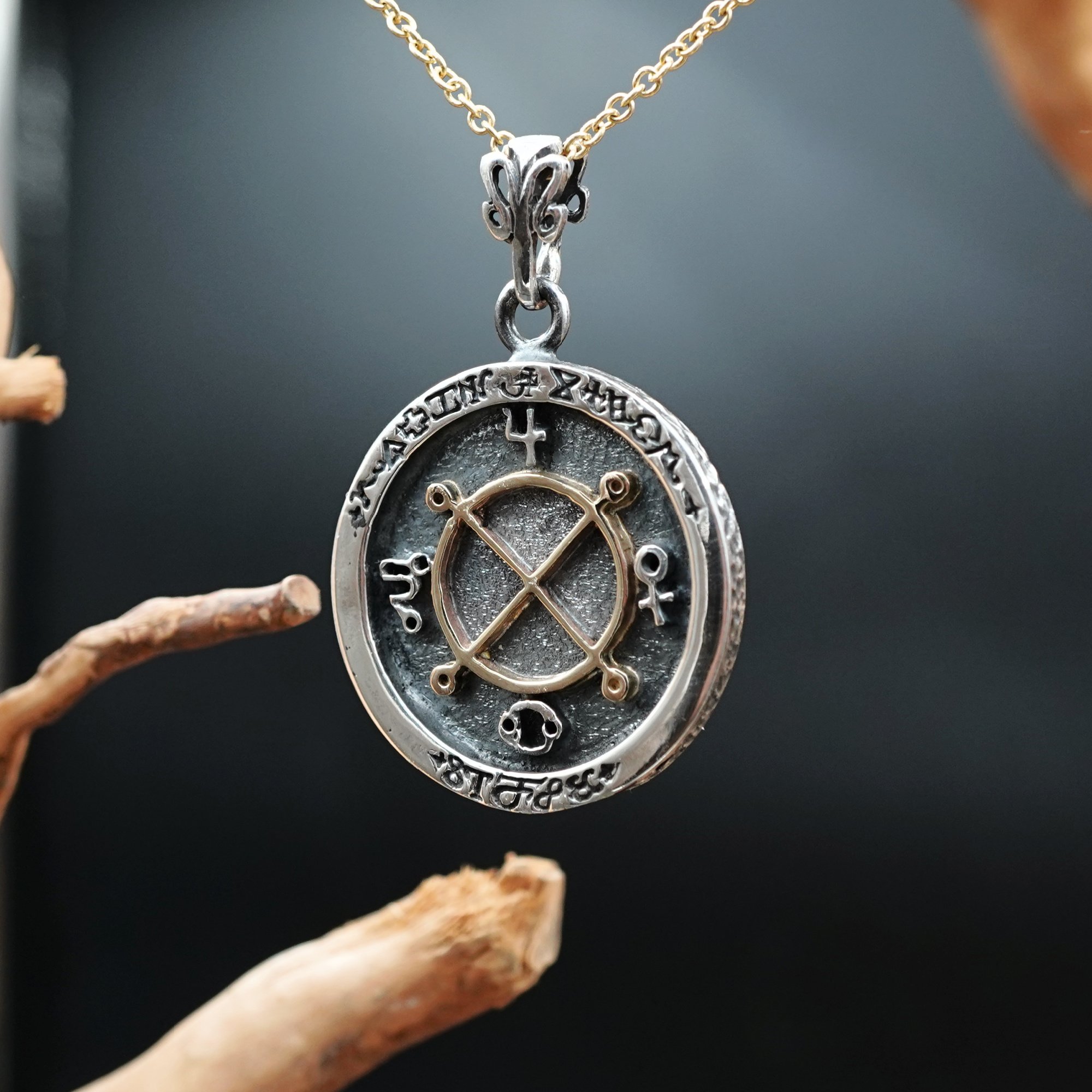 Jupiter Triple Conjunction Talisman Pendant Silver and Gold (*Limited ...