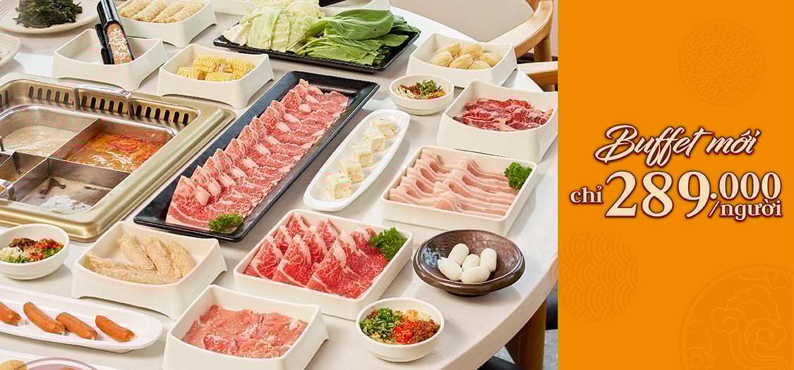 Manwah ra mắt buffet mới chỉ 289K/người - Quá đãaaaa!