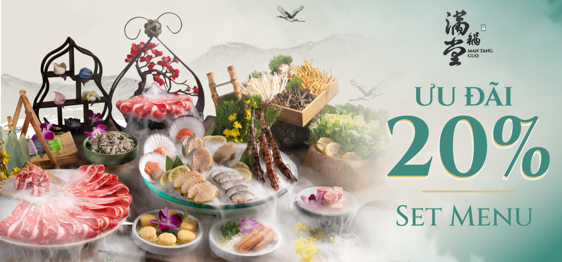 Thưởng lẩu Đài tinh hoa với ưu đãi 20% từ Man Tang Guo