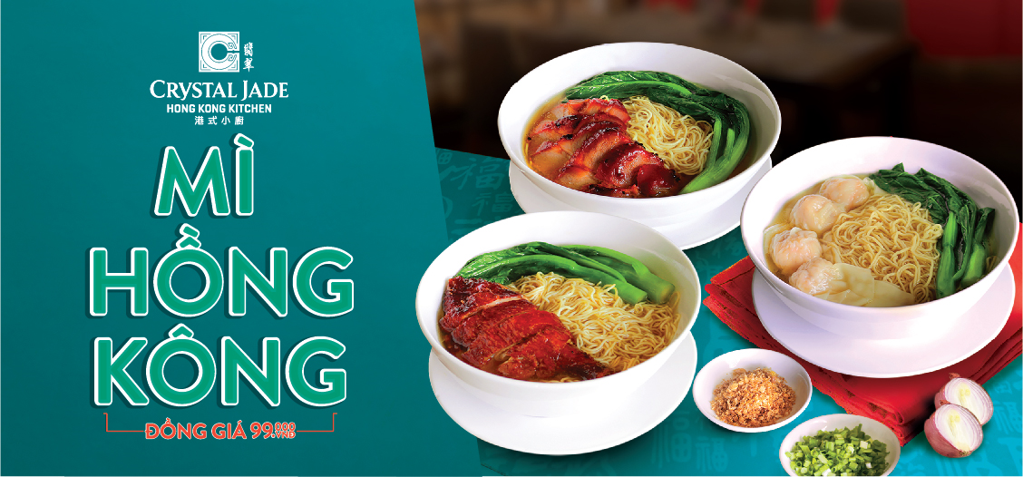 Len lỏi ẩm thực Trung Hoa thưởng vị MÌ HỒNG KÔNG chỉ với 99K/món
