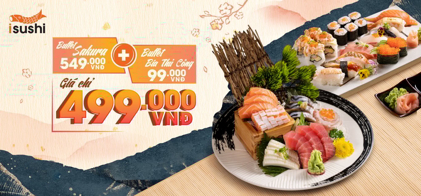 Happy iSushi - Thưởng Buffet Nhật trọn gói theo phong cách mới tại ...