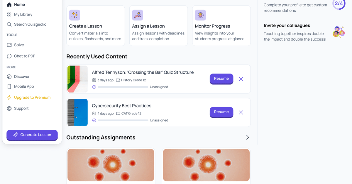 AI Flashcard Generator | Quizgecko