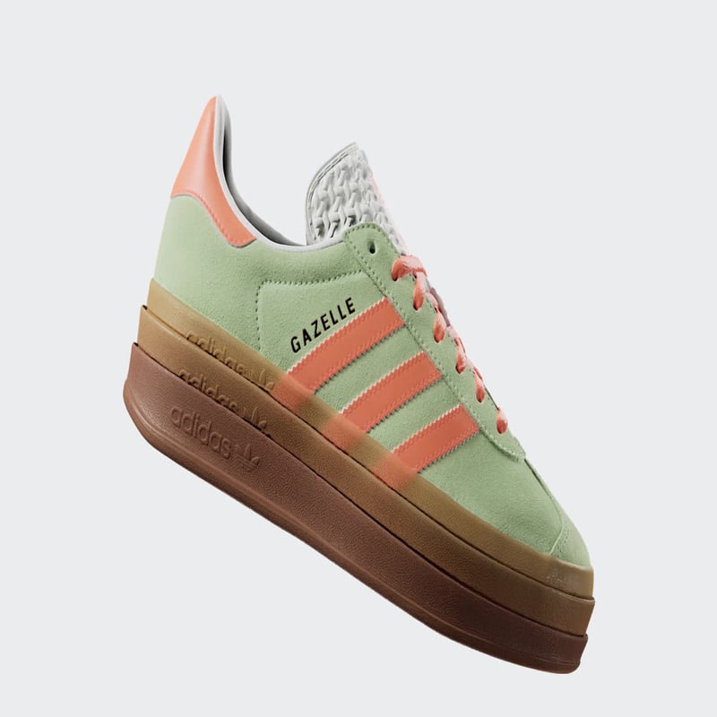 adidas Gazelle Bold "Green Spark & Screaming Orange" | IH7495 ...
