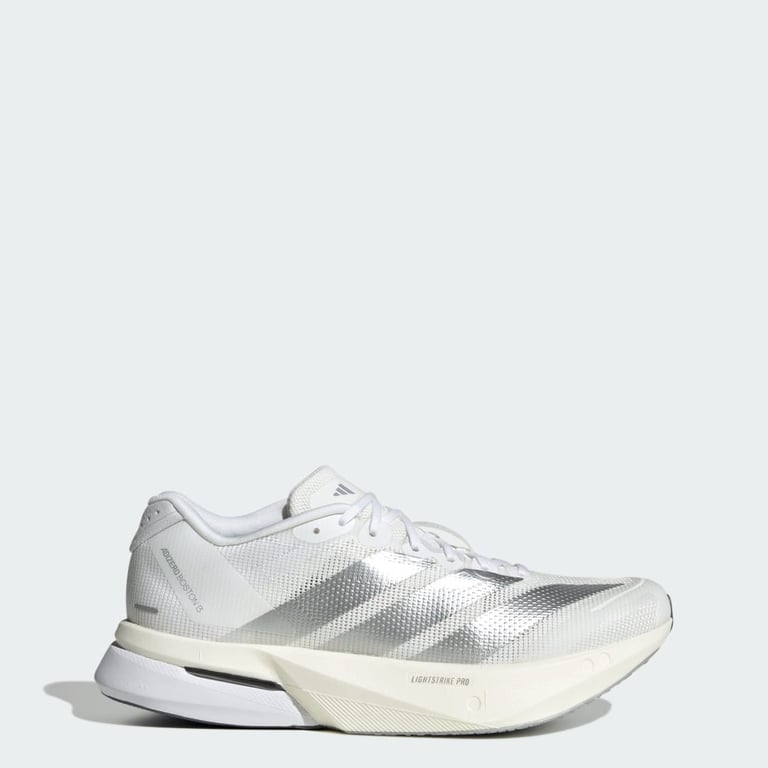 adidas Adizero Boston 13 "Cloud White & Matte Silver" | JS4948 ...