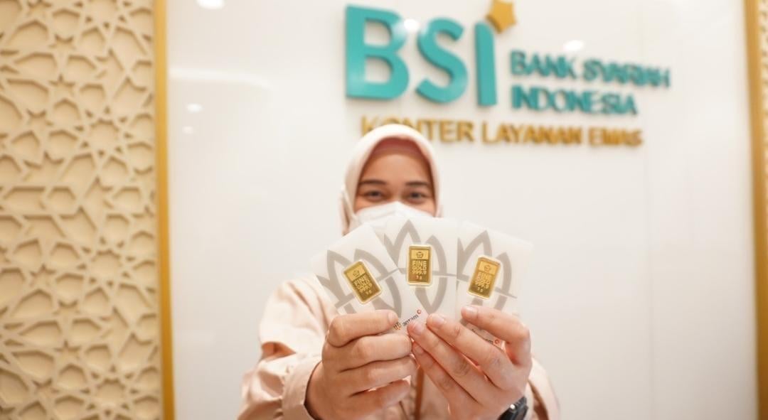 Transaksi Bullion Bank BSI Capai 1 ton Emas