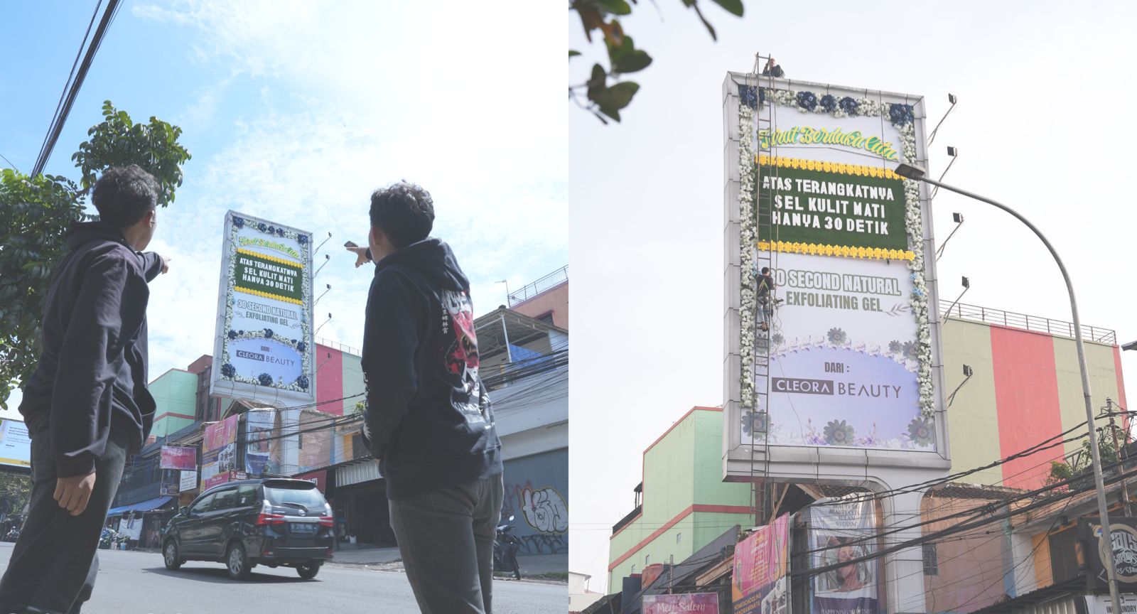 Gimmick Marketing, Karangan Bunga Duka Cita Raksasa di Bandung Viral