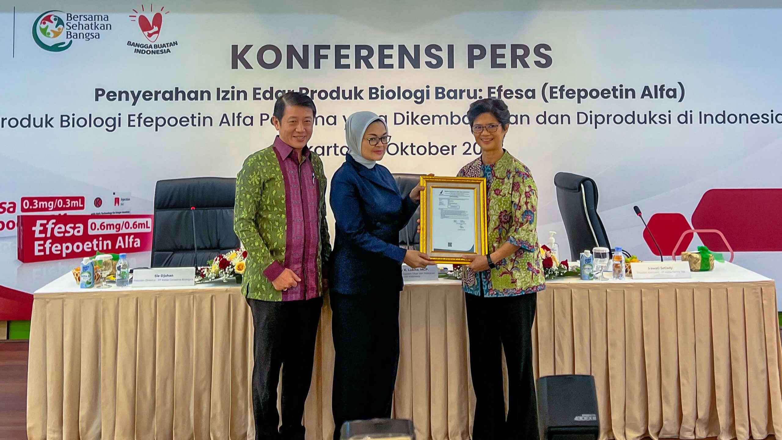 Kalbe Dapatkan Izin Edar Obat Anemia Efepoetin Alfa Dari Badan Pom