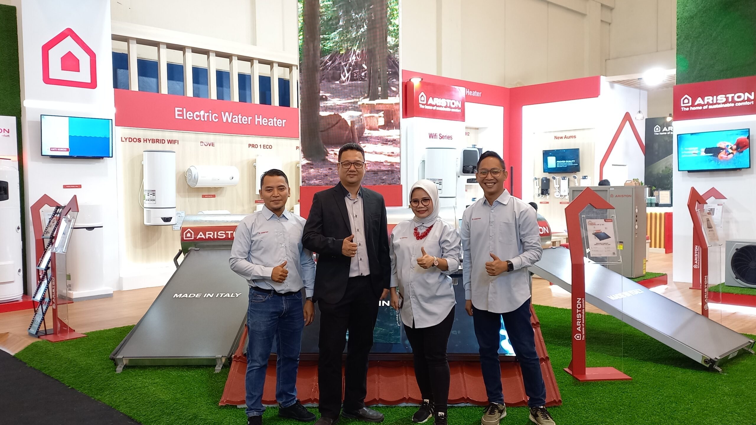 Ariston Indonesia Hadirkan Line Up Lengkap di IndoBuildTech Expo 2023