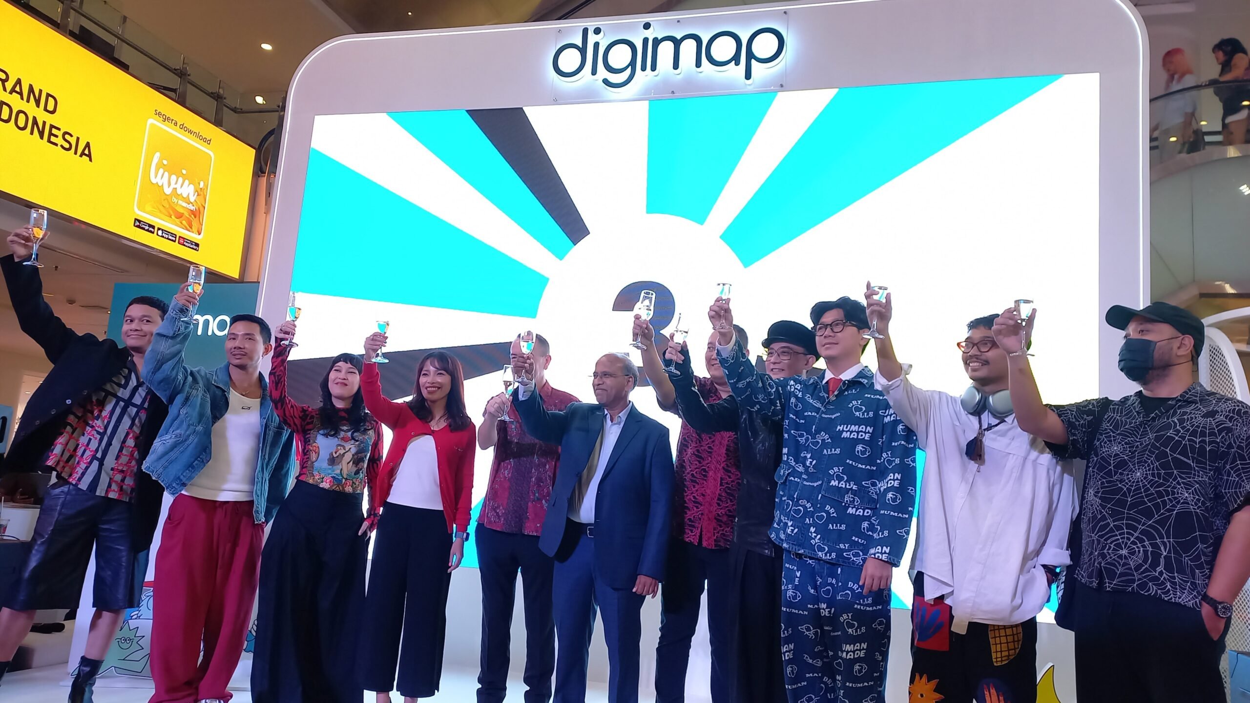 Perayaan Lima Tahun Digimap lewat Aktivasi Pameran di Grand Indonesia