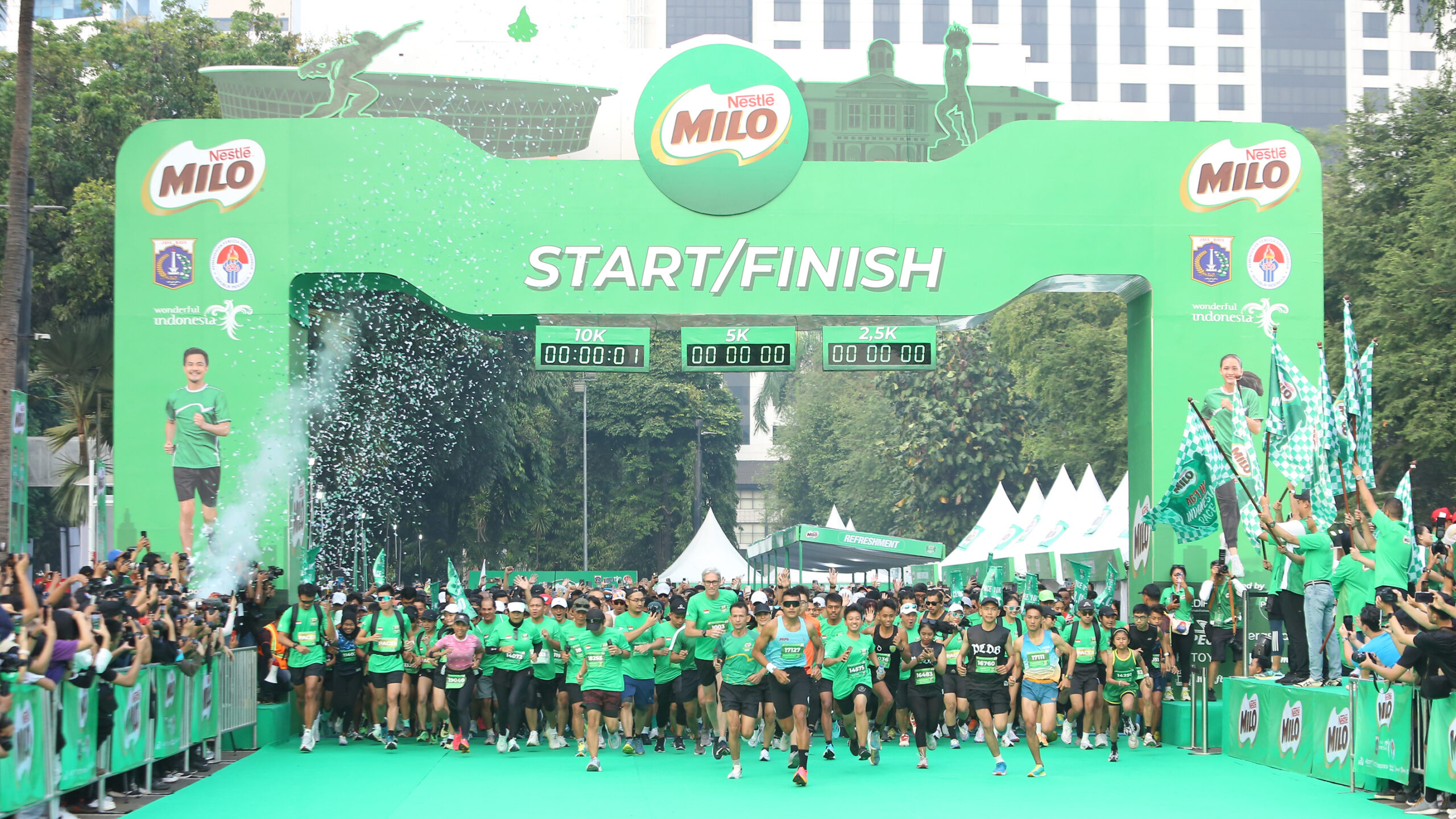 13.000 Peserta Ramaikan MILO ACTIV Indonesia Race 2023