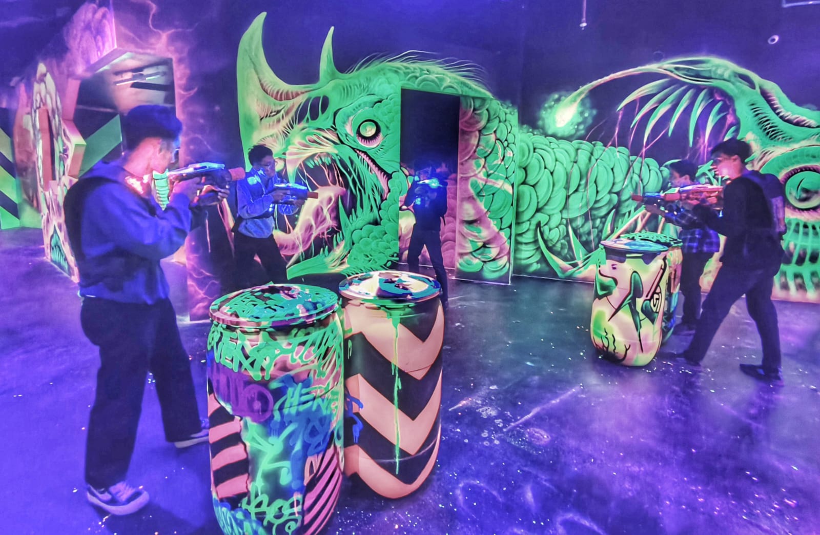 Timezone Perkenalkan Arena Laser Tag Dan Permainan Arcade Baru