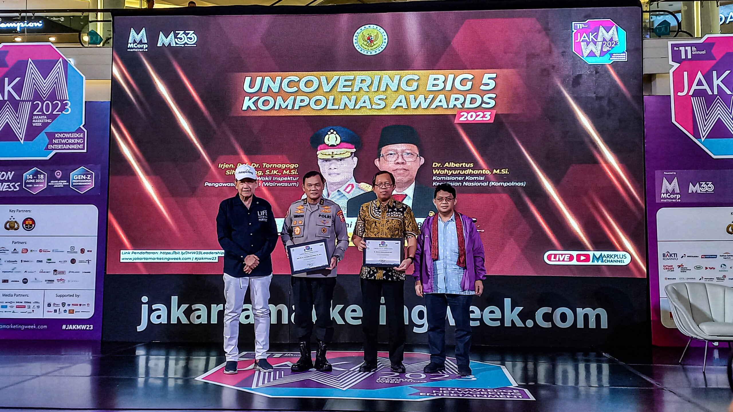 Uncovering Big 5 Kompolnas Awards 2023 di JMW 2023, Ini Kriterianya