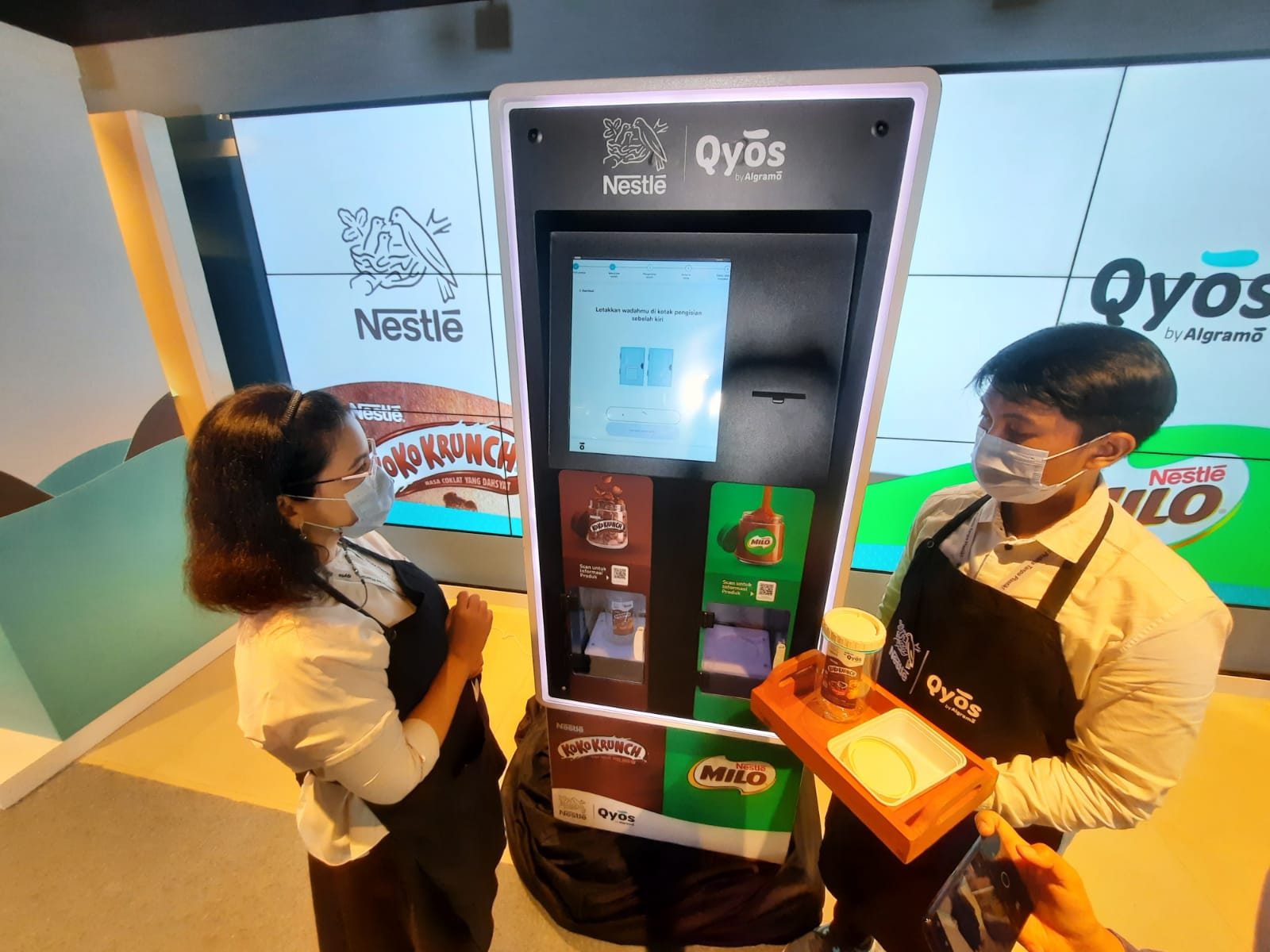 Gandeng Qyos, Nestle Luncurkan Studi Kemasan Isi Ulang