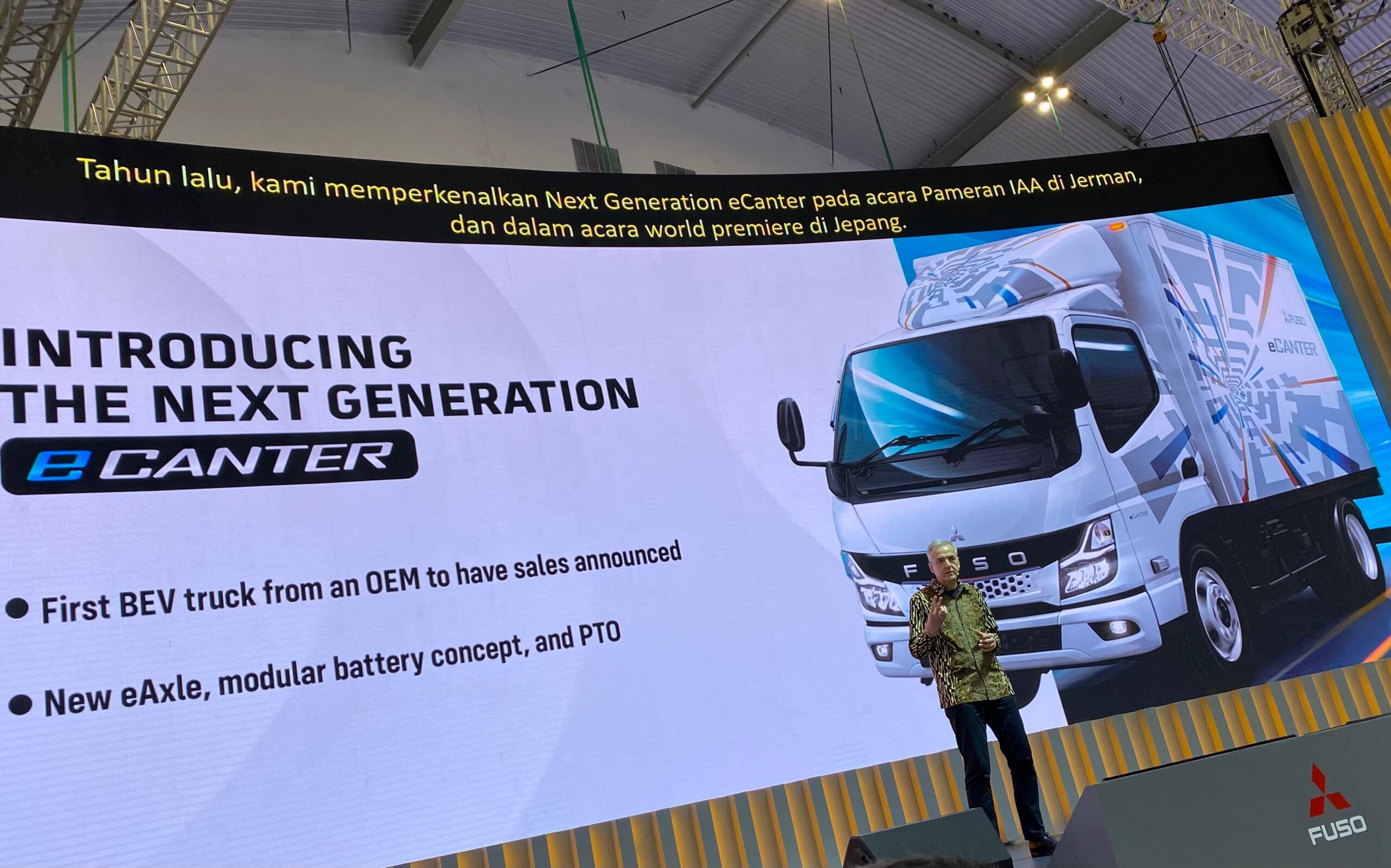 Lolos PoC, FUSO Pastikan eCanter Mulai Dijual di Indonesia pada 2024