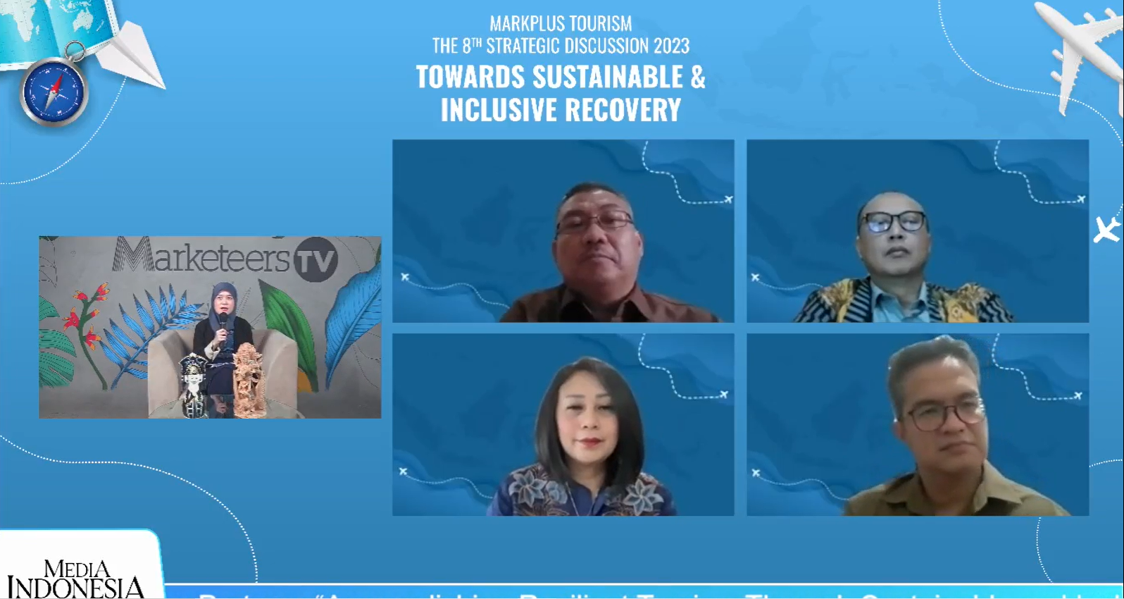 Kemenparekraf Bongkar Strategi Meningkatkan Pengembangan Destinasi Indonesia di MarkPlus Tourism ...