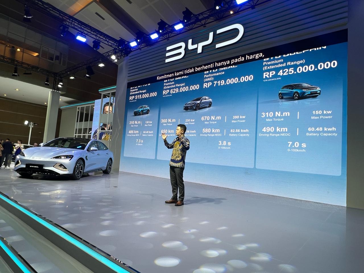 Start Rp 400 Jutaan, BYD Umumkan Harga Mobil Listrik Dolphin, Atto 3 ...