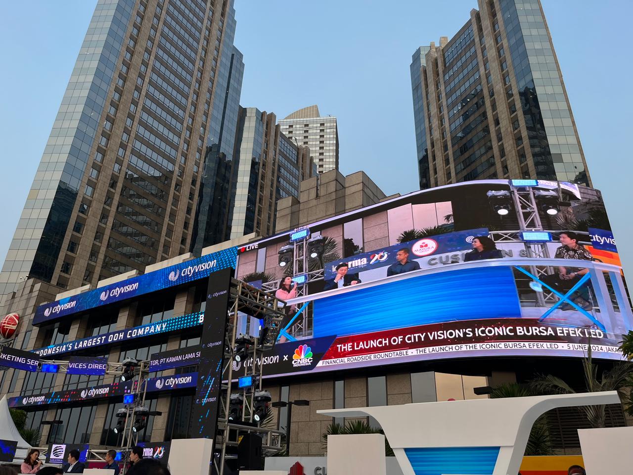 Pertama di Indonesia, City Vision Luncurkan The ICONIC Bursa Efek LED