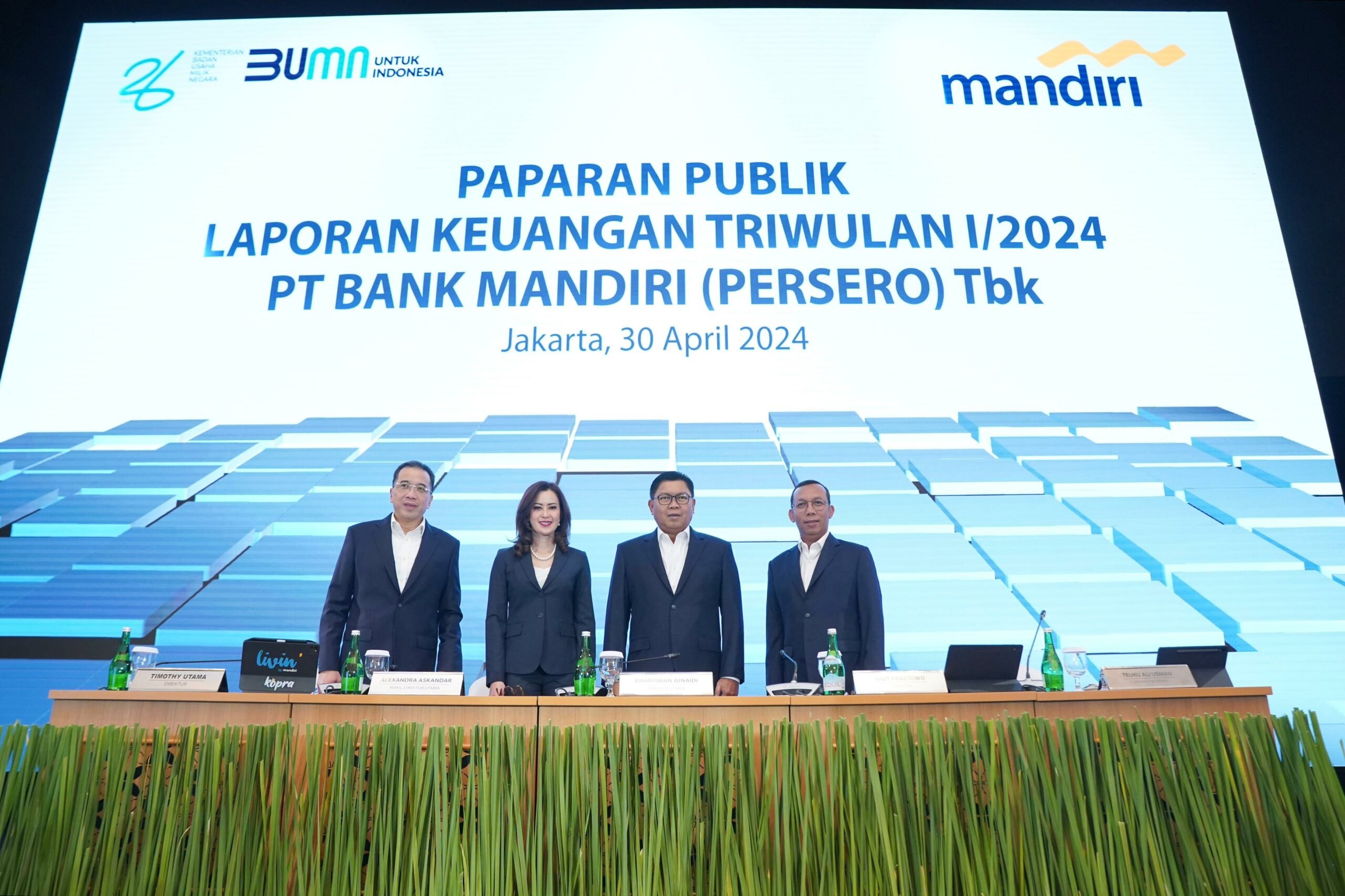 Fokus di Core Competence, Kredit Bank Mandiri di Q1 Capai Rp 1.435 T