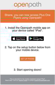 OpenPath Access Control | Plus One Flyers