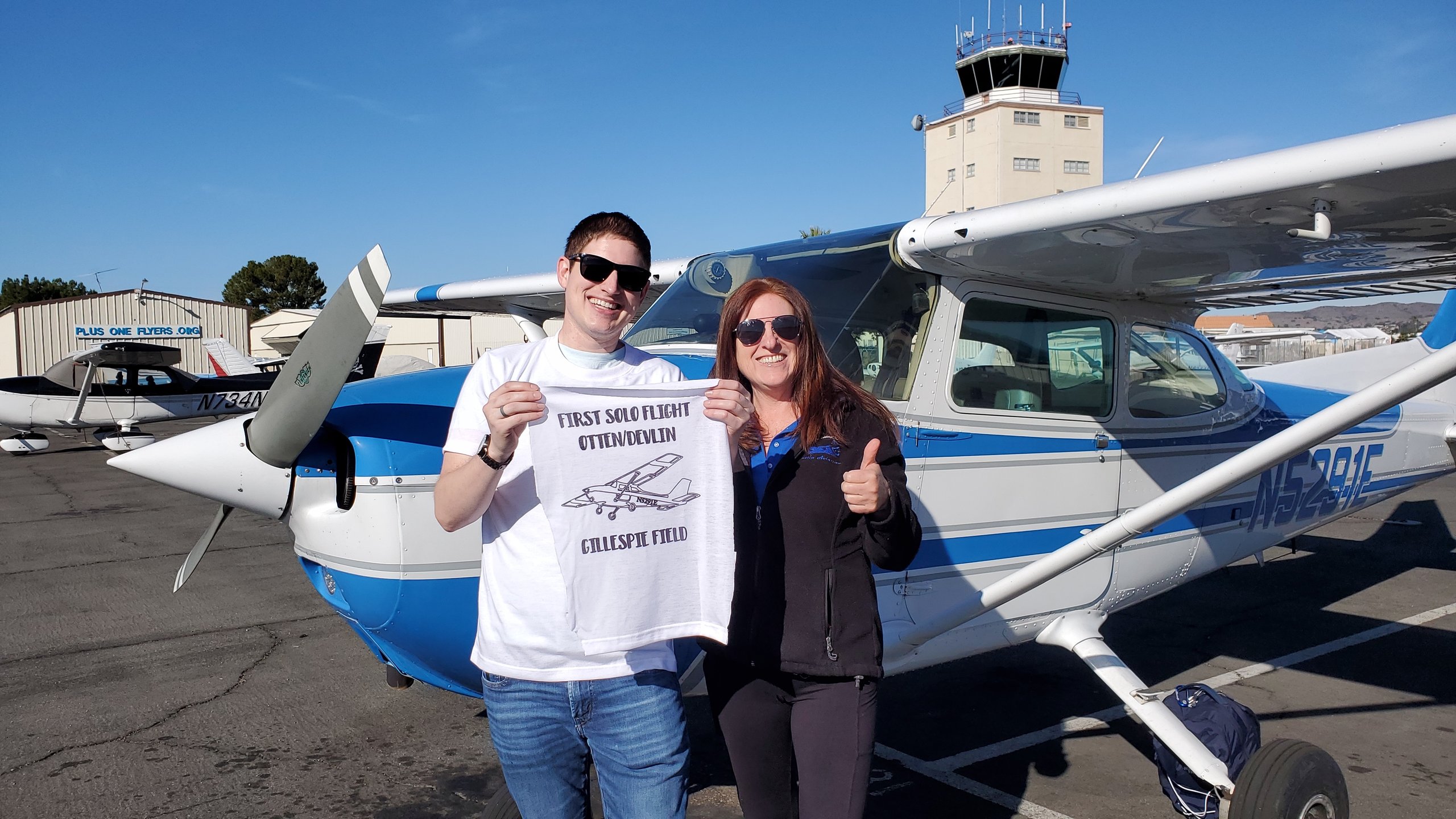 Ryan Otten completed his first solo! | Plus One Flyers