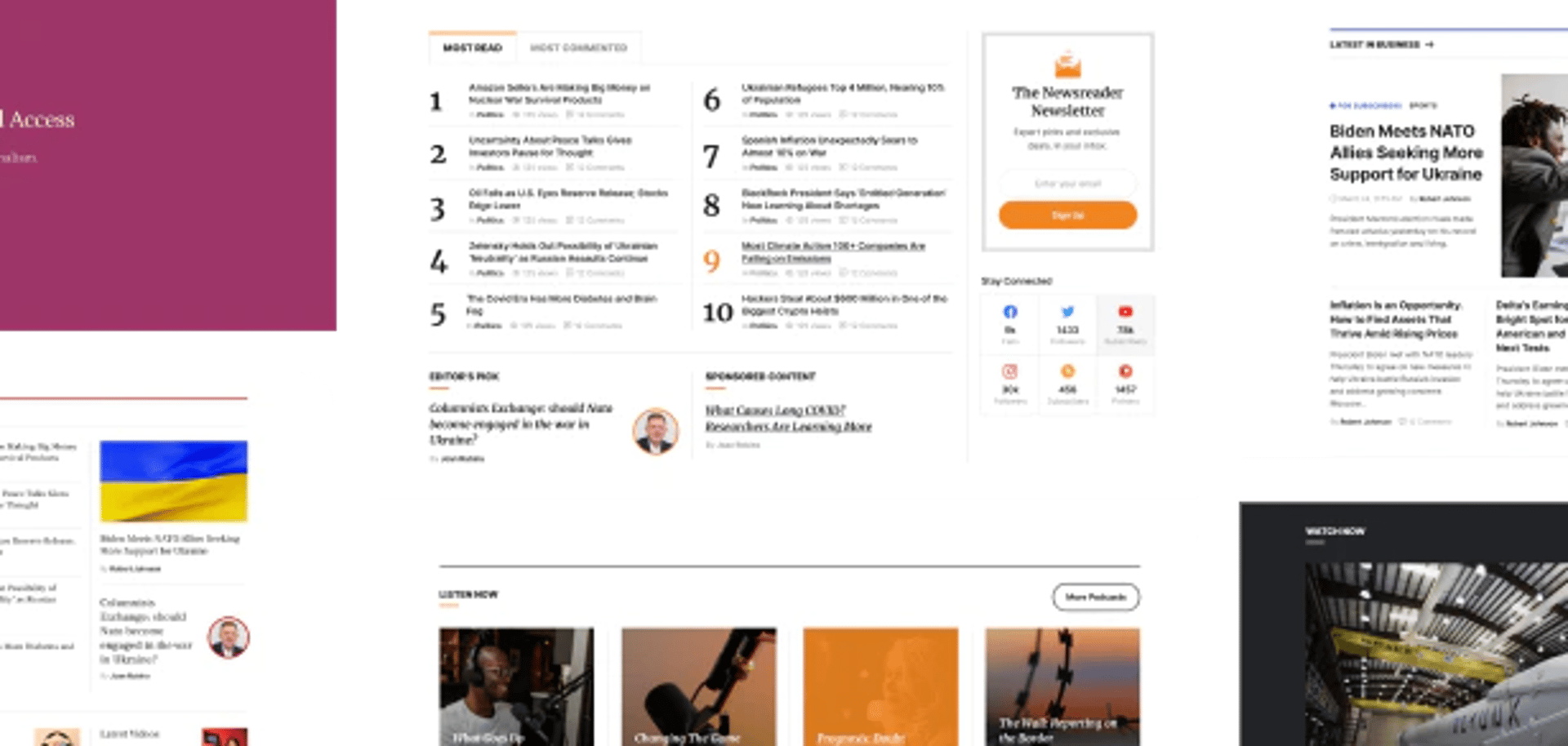 The Reporter - Newspaper Editorial WordPress Theme - cmsmasters studio
