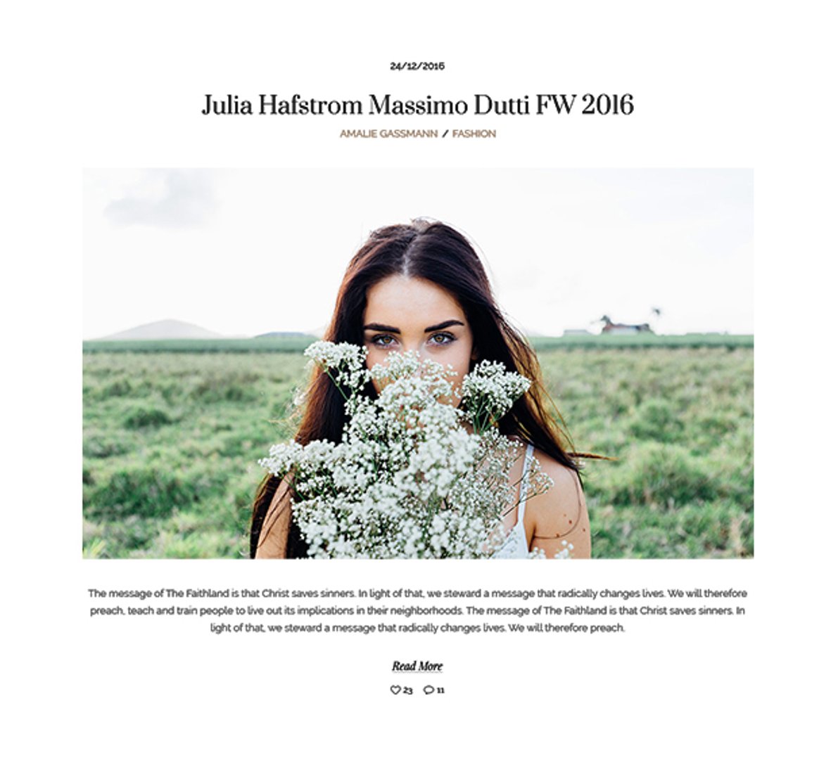 Top Model - Agency and Fashion WordPress Theme - cmsmasters studio