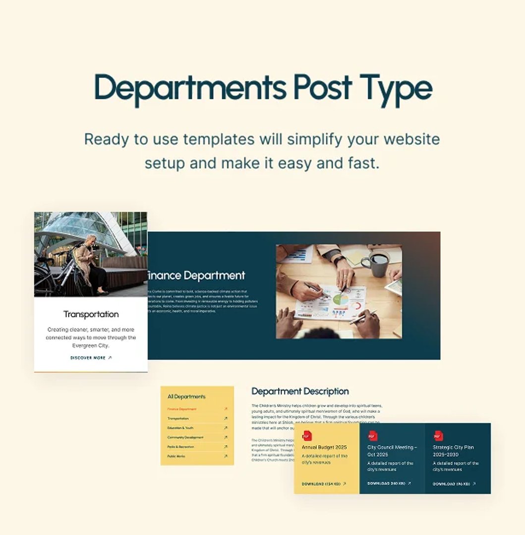 Town Hall - Municipal Portal & Local City Government WordPress Theme ...