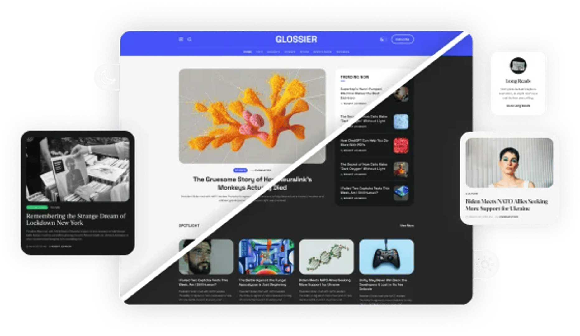 Glossier - News & Viral Magazine WordPress Theme - cmsmasters studio