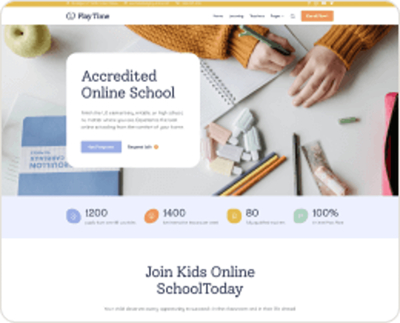 Play Time - Day Care & Kindergarten WordPress Theme - cmsmasters studio