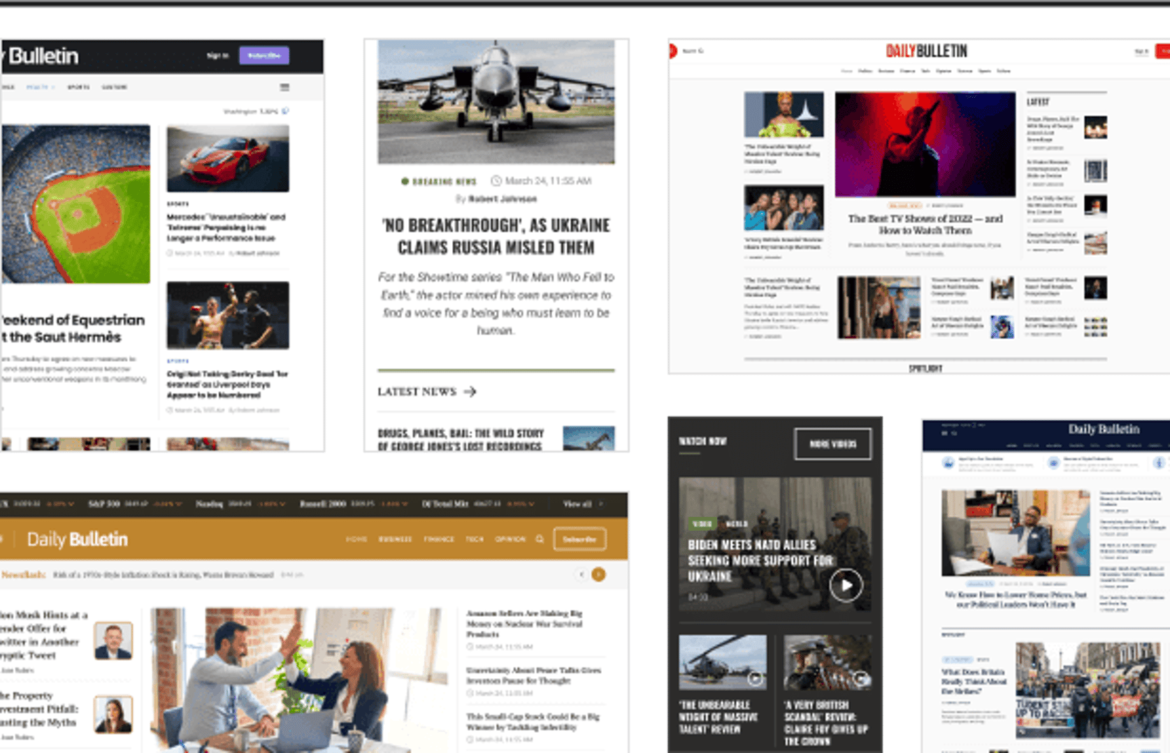 Daily Bulletin - Magazine & Newspaper WordPress Theme - cmsmasters studio