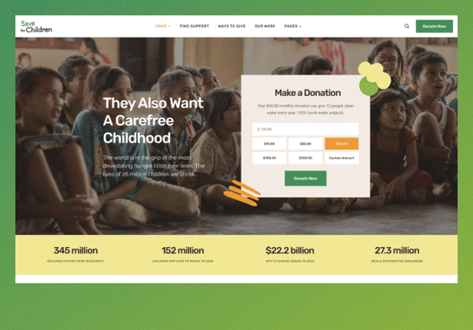 Save the Children - Charity WordPress Theme with Donations - cmsmasters ...