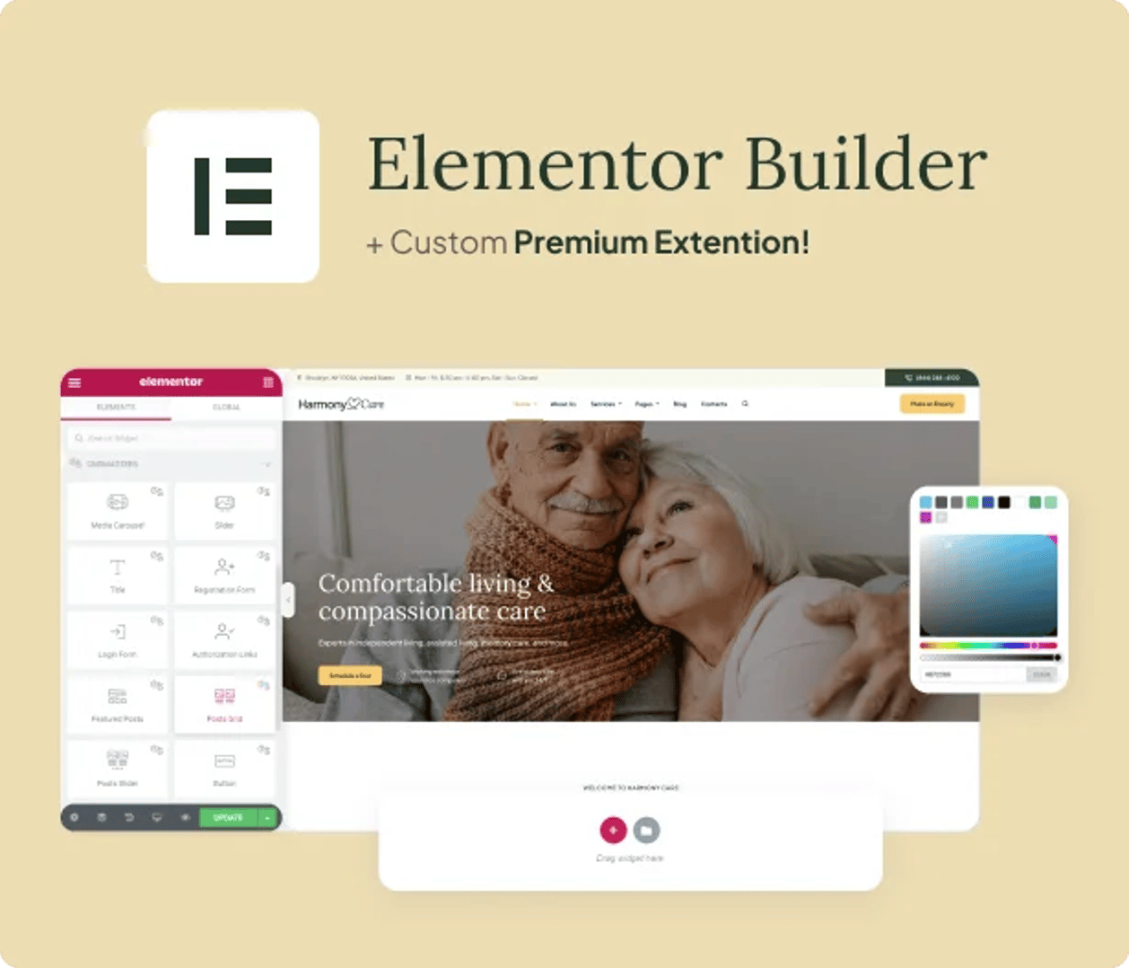 Harmony Care - Private Nursing Home WordPress Theme - cmsmasters studio