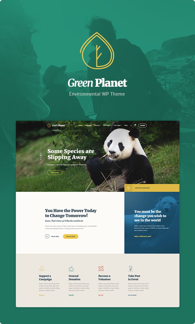 Green Planet - Ecology & Environment WordPress Theme - cmsmasters studio