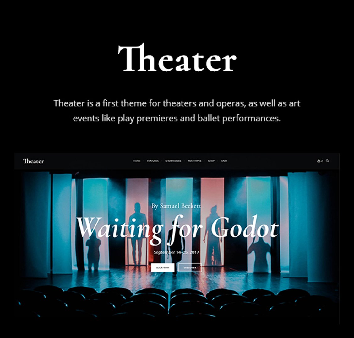 Theater - Concert & Art Event Entertainment Theme - cmsmasters studio