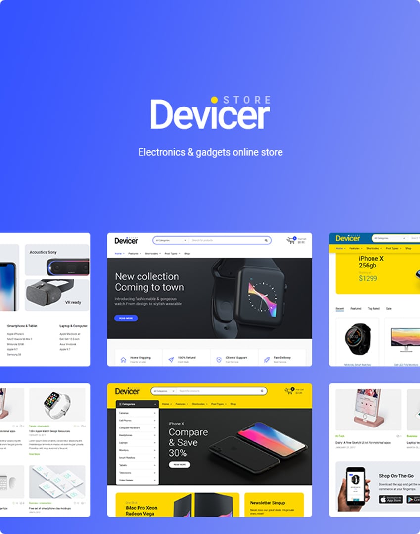 Devicer - Electronics, Mobile & Tech Store WordPress Theme - cmsmasters studio