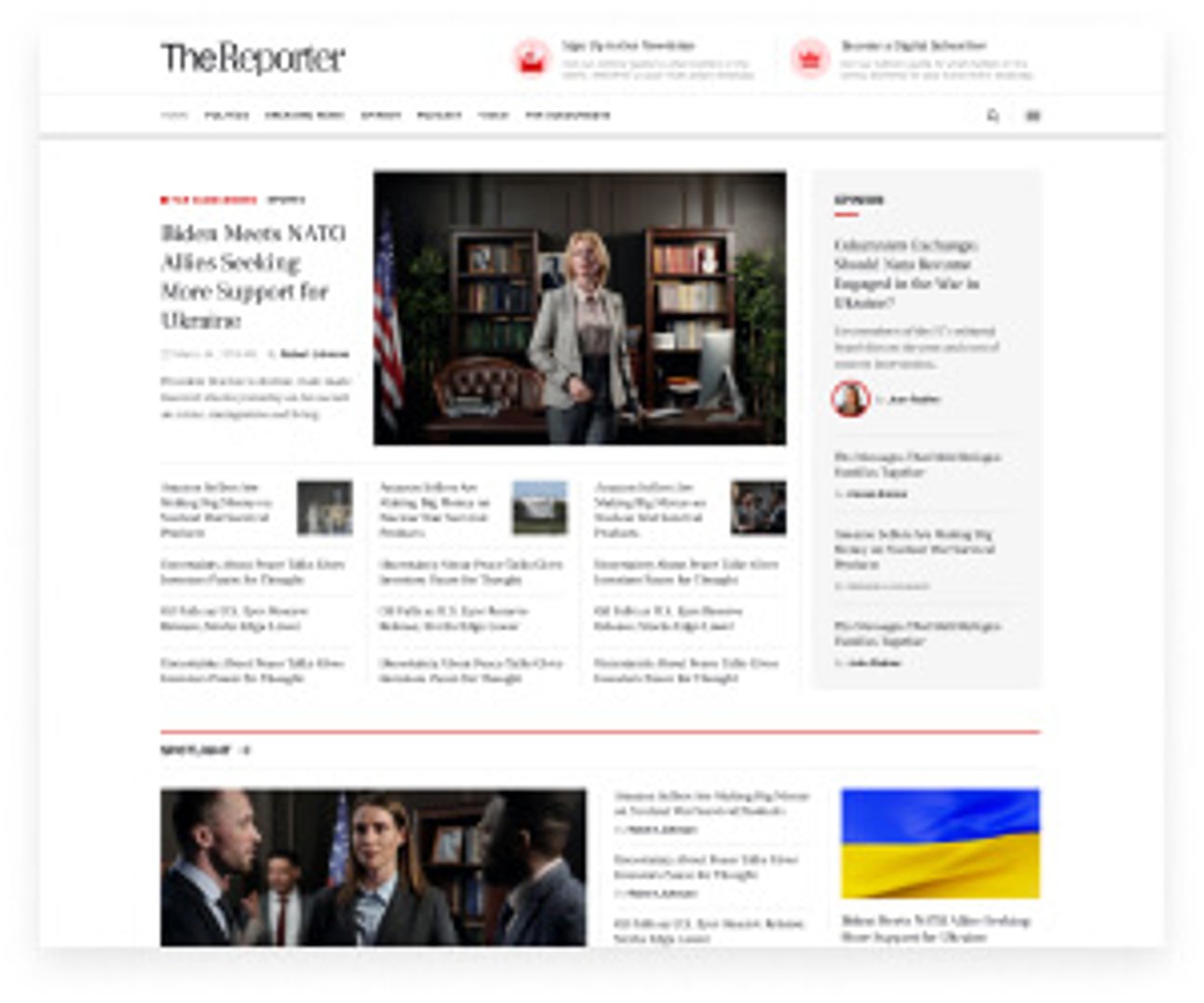 The Reporter - Newspaper Editorial WordPress Theme - cmsmasters studio
