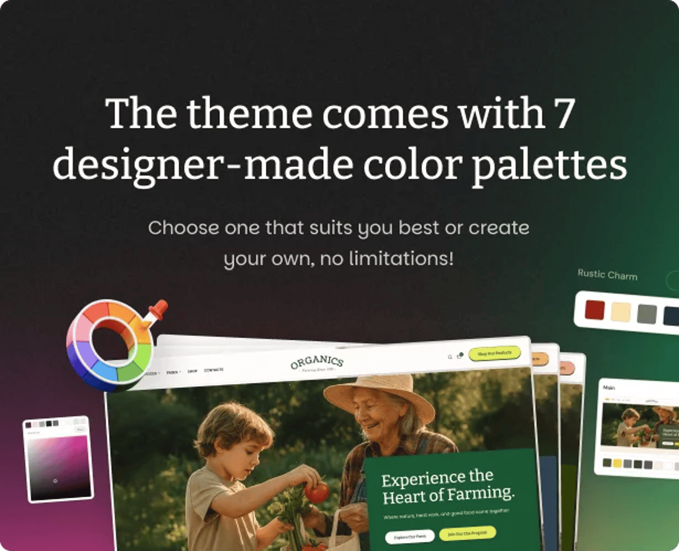 Organics - Agriculture & Food Farm WordPress Theme - cmsmasters studio