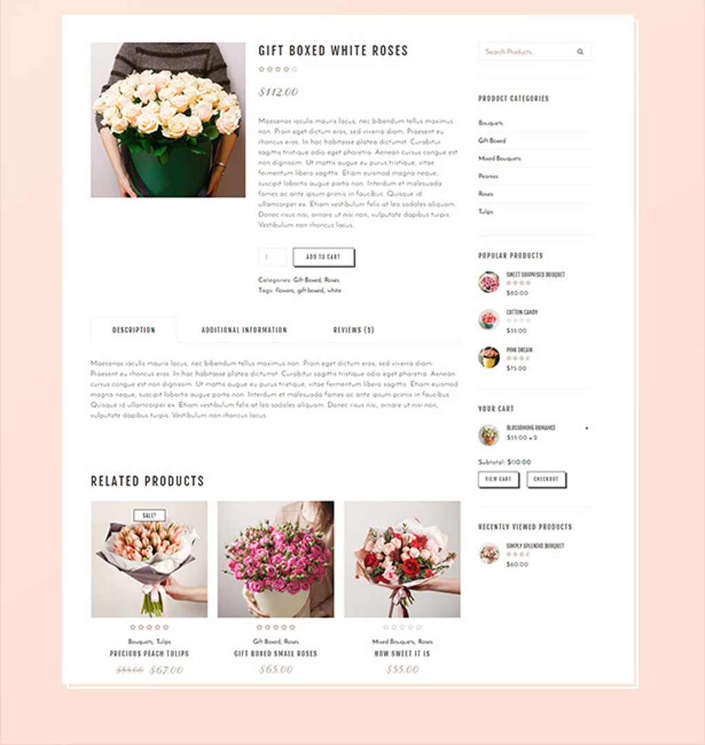 Flower Shop - Decoration Store and Floristic WordPress Theme - cmsmasters studio