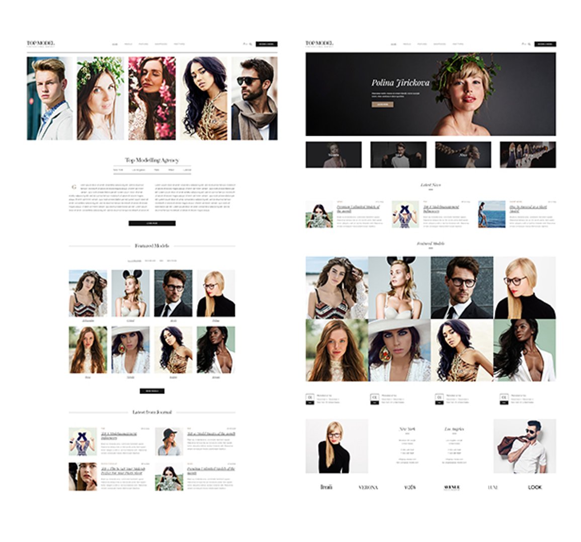 Top Model - Agency and Fashion WordPress Theme - cmsmasters studio