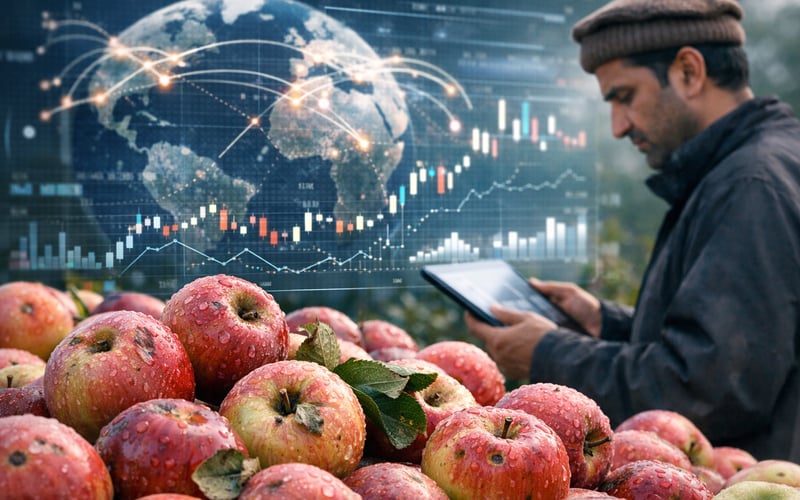Kashmir apple market analysis: hailstorm damage and climate risk 2026 ...