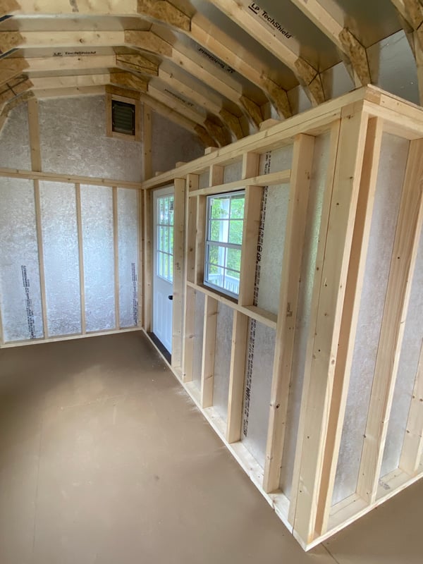 In-Stock P12788 - 10x25 Dutch Barn w/ Corner Porch for Sale in Northern ...