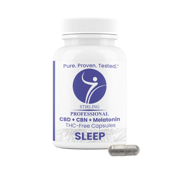 CBD Sleep Capsules - Faster Sleep w/ Organic CBD Melatonin
