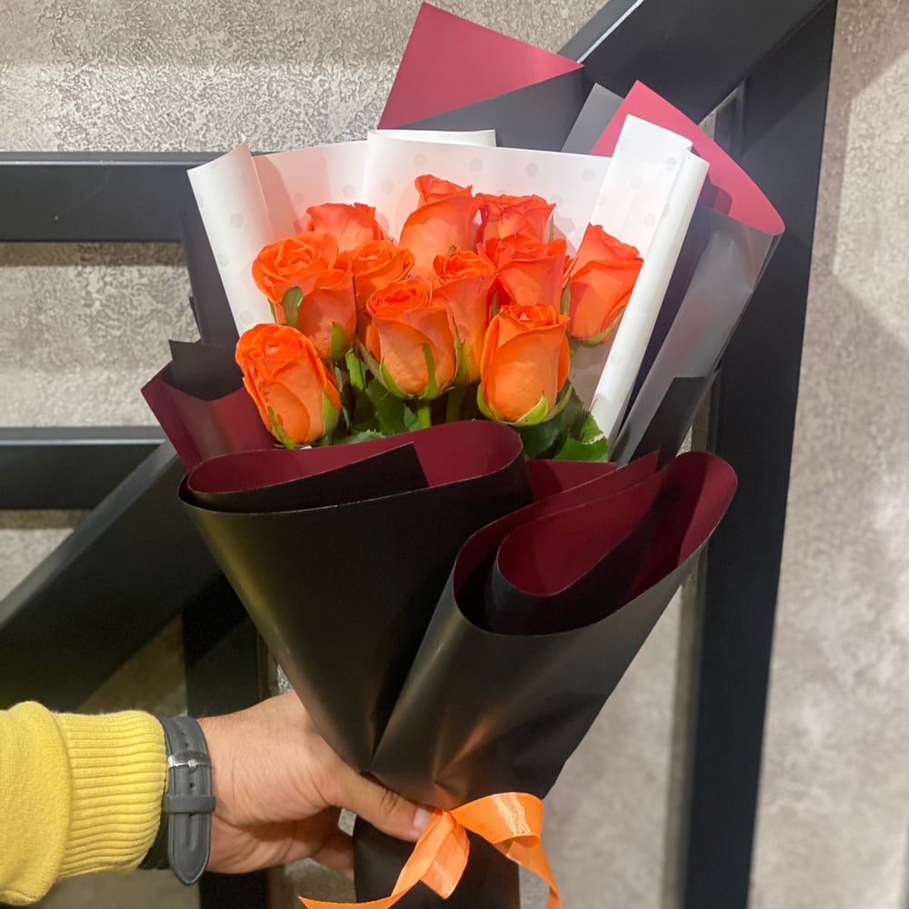 Bouquet 'Fire rainbow' | Order Flower Bouquets Delivery