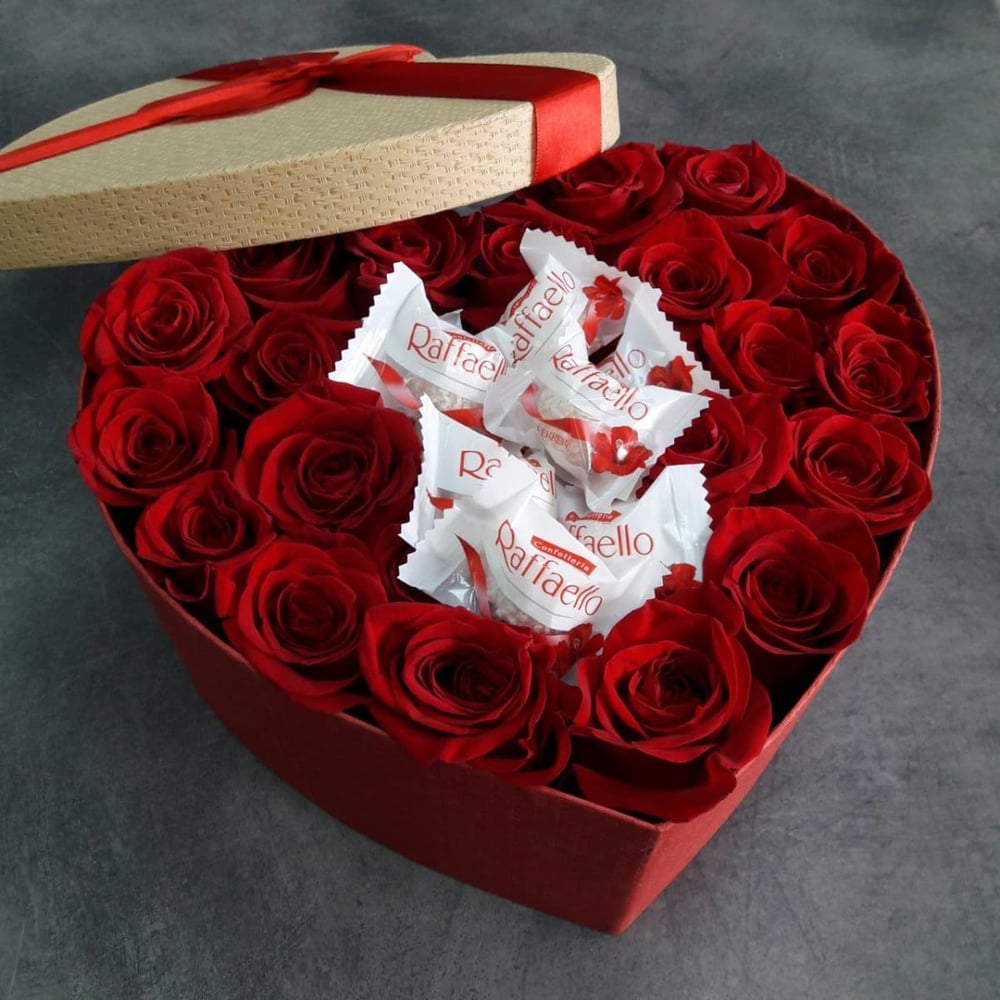 Raffaello heart | Order Flower Bouquets Delivery