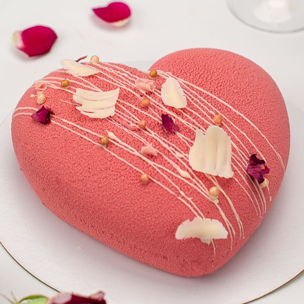 Cake "Velvet heart"