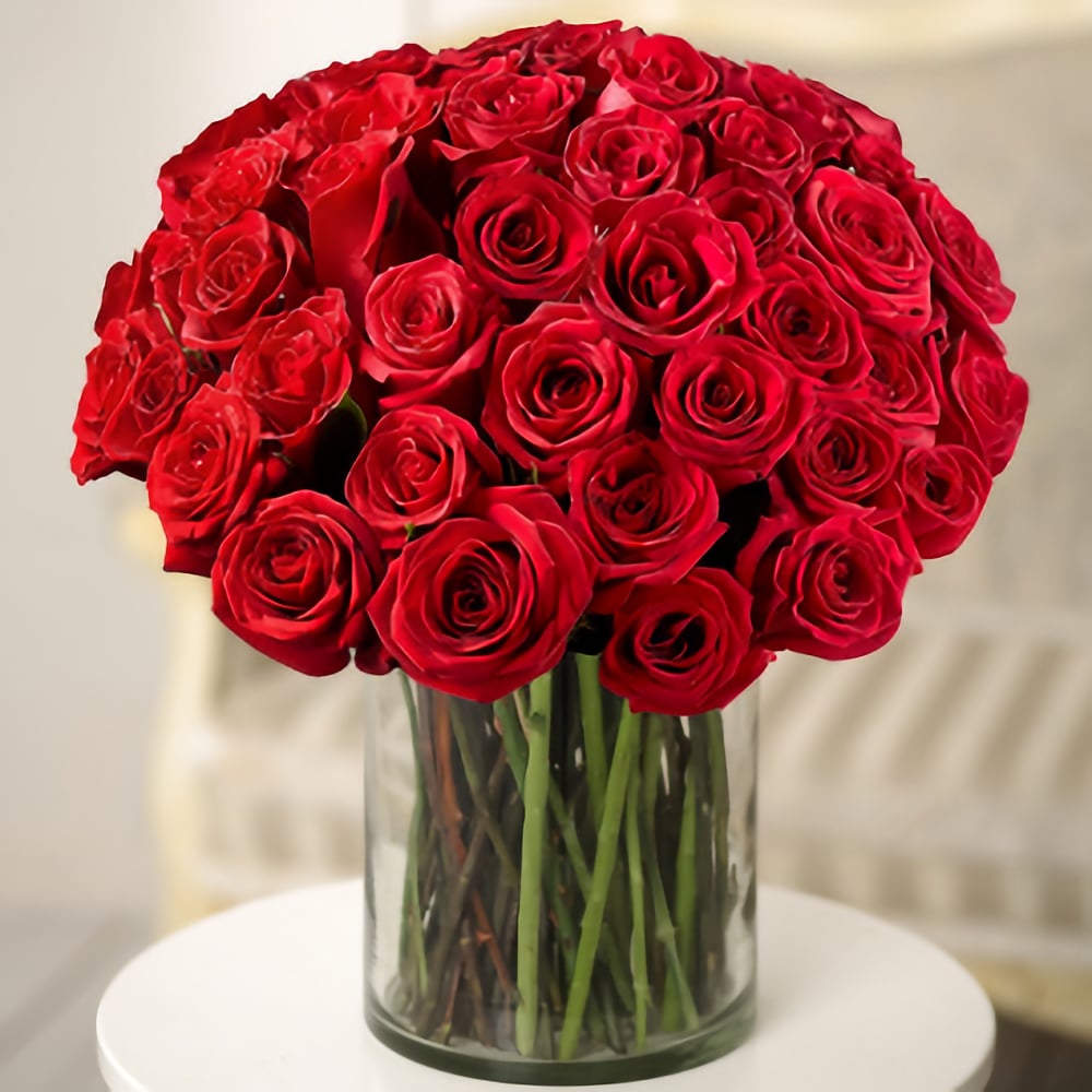 Bouquet '50 premium red roses' Flowers | Flower Delivery