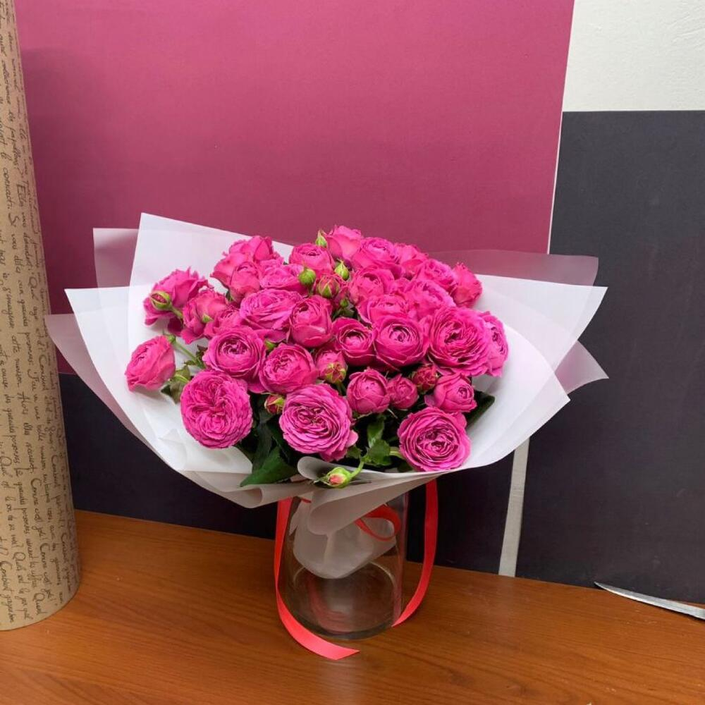 Bouquet of 9 Roses Misty Bubbles - order and send for 48 $ with same ...