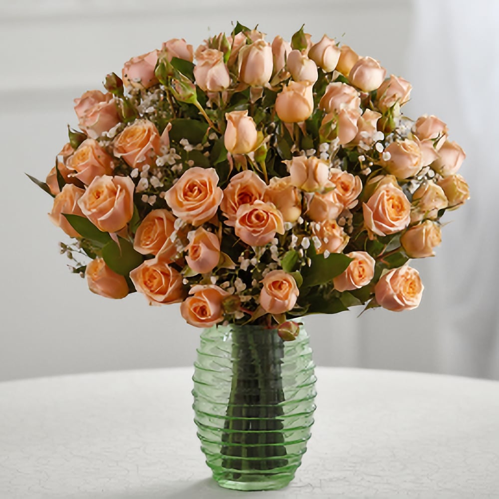 Bouquet 'Gentle Melody: cream Spray Roses' Flowers | Flower Delivery